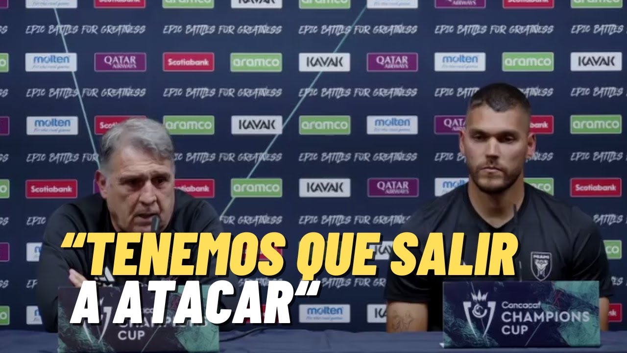 RAYADOS VS INTER MIAMI GERARDO MARTINO Conferencia Pre Partido - YouTube