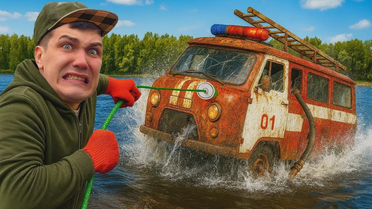 Am dat peste o mașină de pompieri la pescuit cu magnetul! - YouTube
