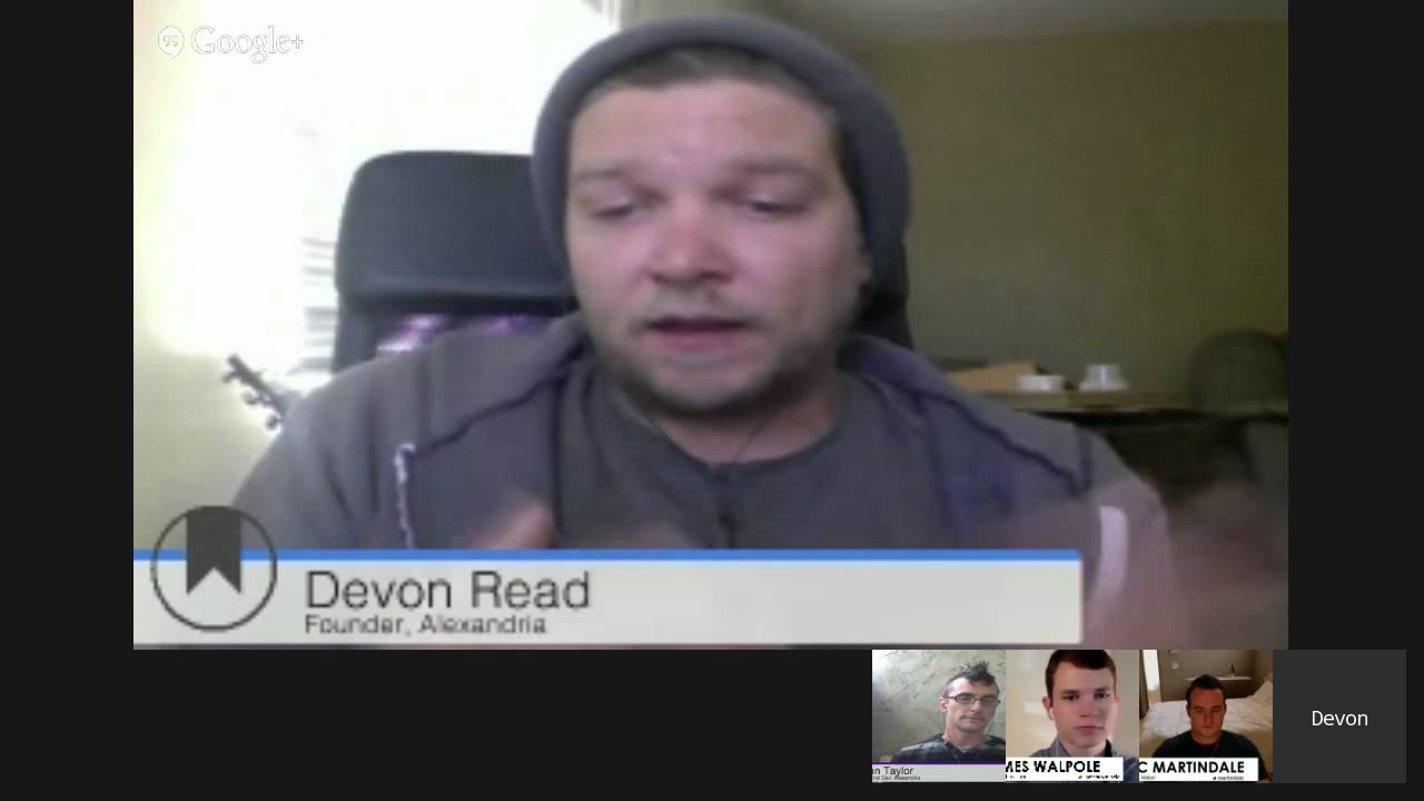 Devon Read and Ryan Taylor talk Alexandria and Digital Culture - YouTube