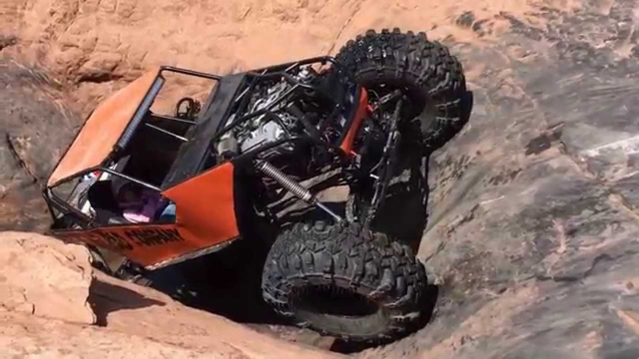 Moab Ut 2015 Custom Rock Buggy Climbs Mickey's Hot Tub! - YouTube