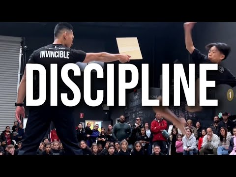 Invincible Junior Levi’s Black Level Board Break and Speech - YouTube