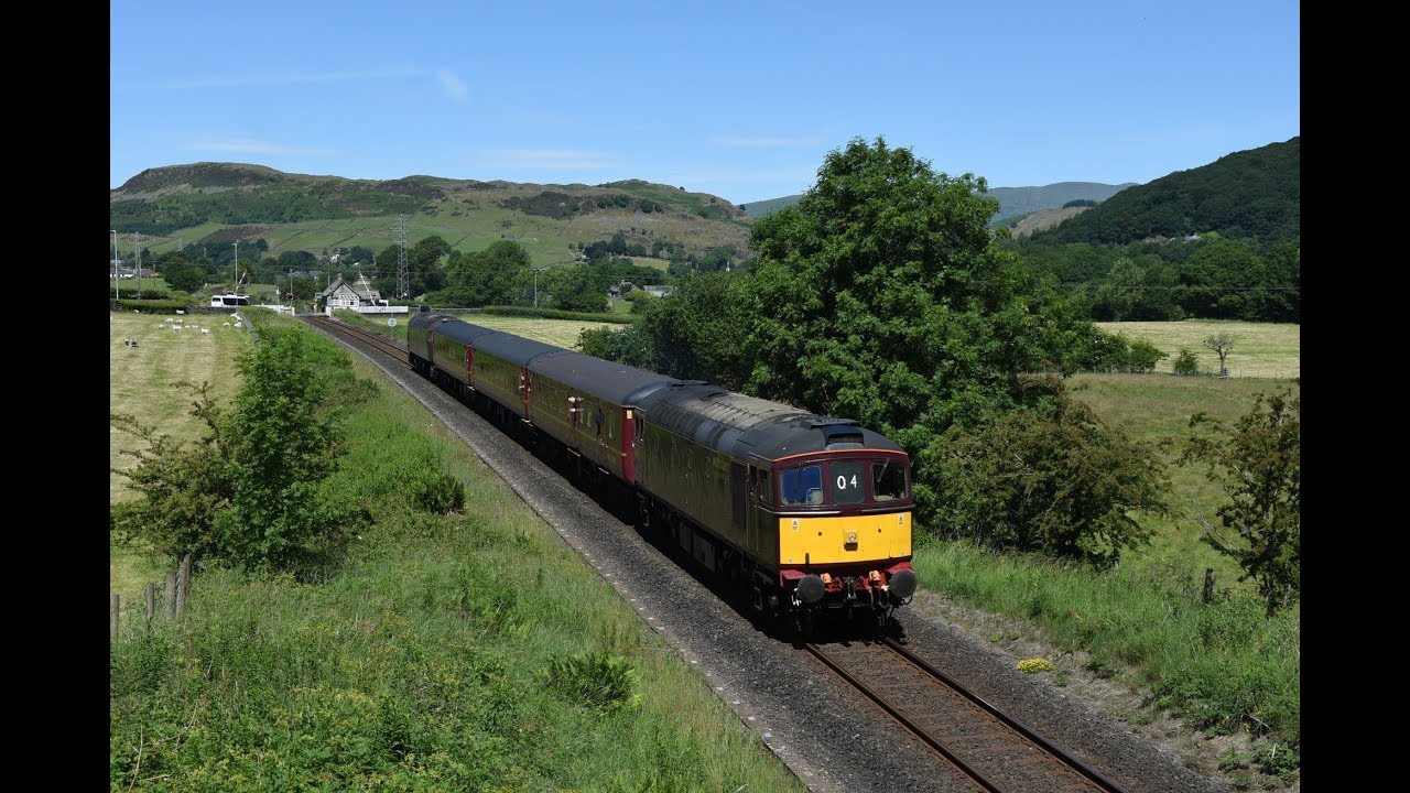 *FIRST EVER* Class 33 to Windermere as Trains Return to the Lakes Line ...