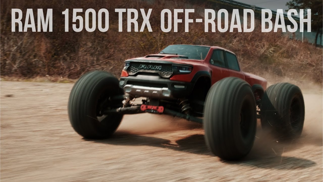 ARRMA KRATON 6s RAM 1500 TRX Off-Road Bash / 3D PRINTING BODY - YouTube
