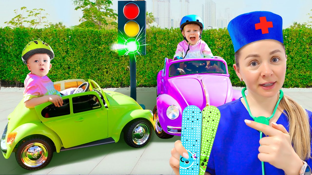 The Boo Boo Story with Diana and Roma Family - YouTube