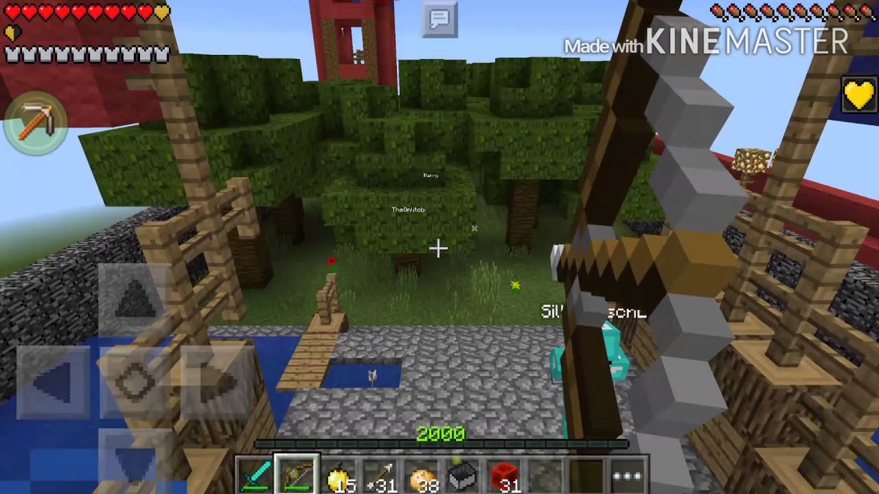 Minecraft Battle am handy - YouTube