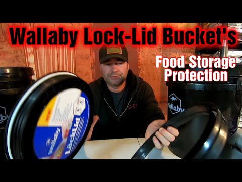 Best Quality Survival Buckets Wallaby Lock-Lid Buckets - YouTube