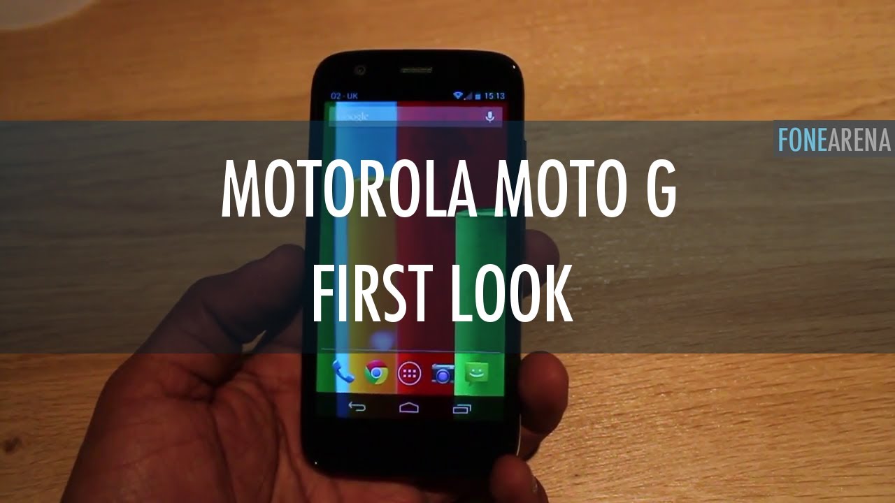 Motorola Moto G First Look - YouTube