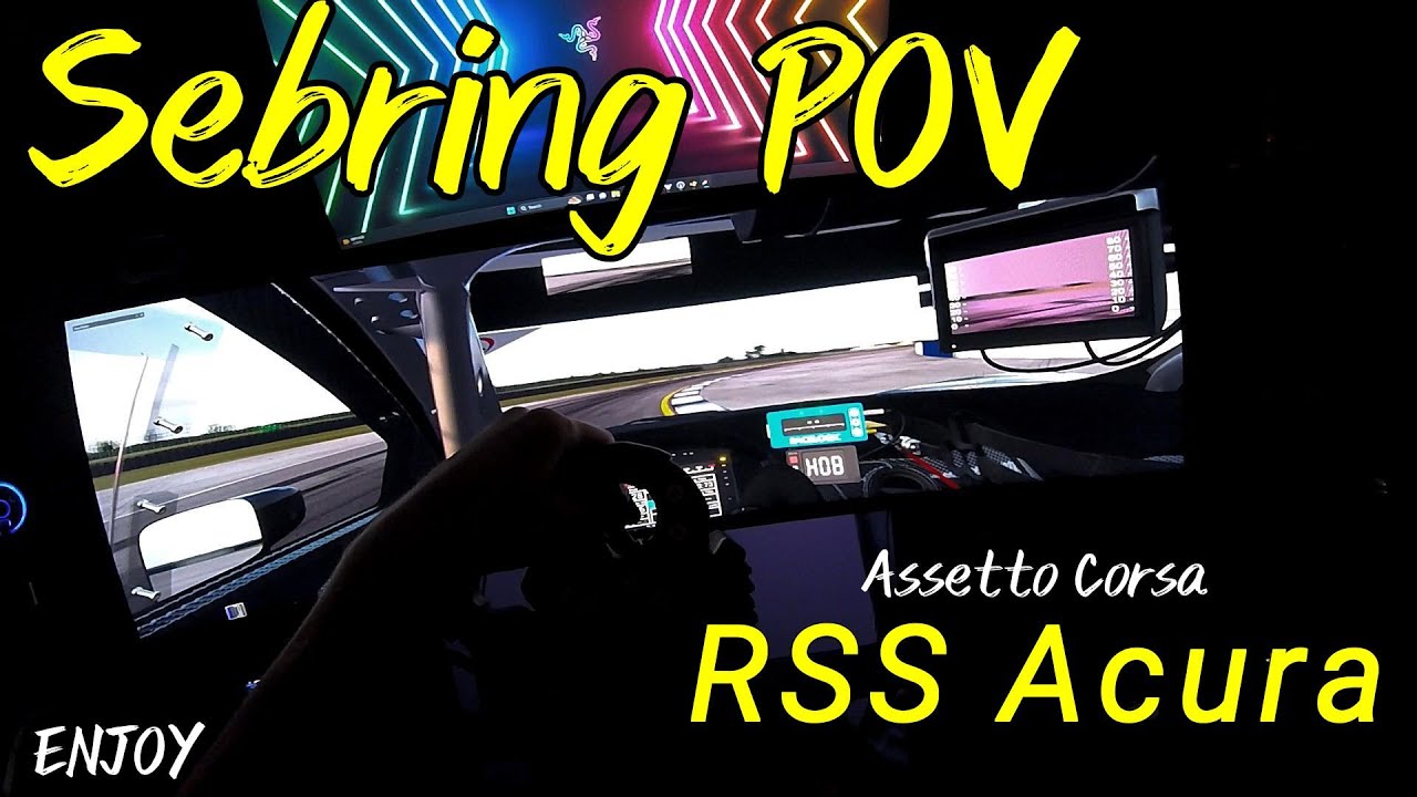 Sebring RSS Acura GO PRO Session POV. - YouTube