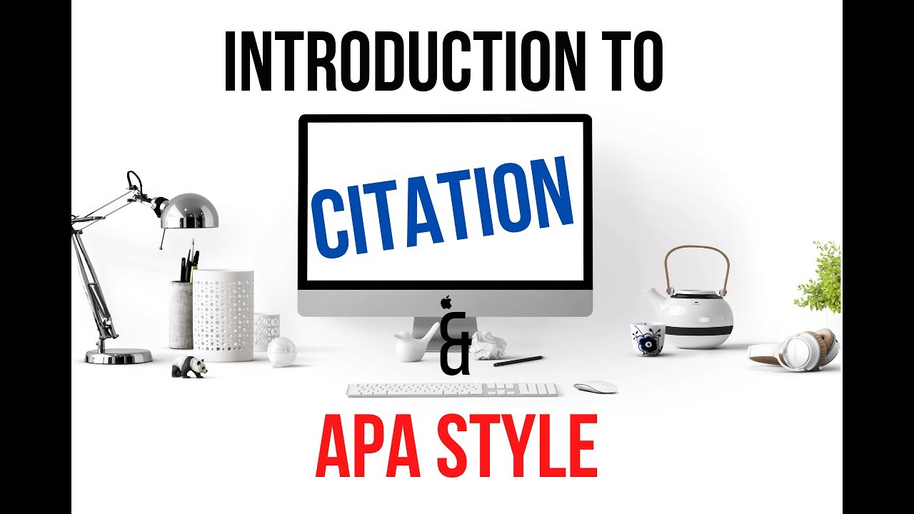 Citation and APA Style: For Beginner - YouTube