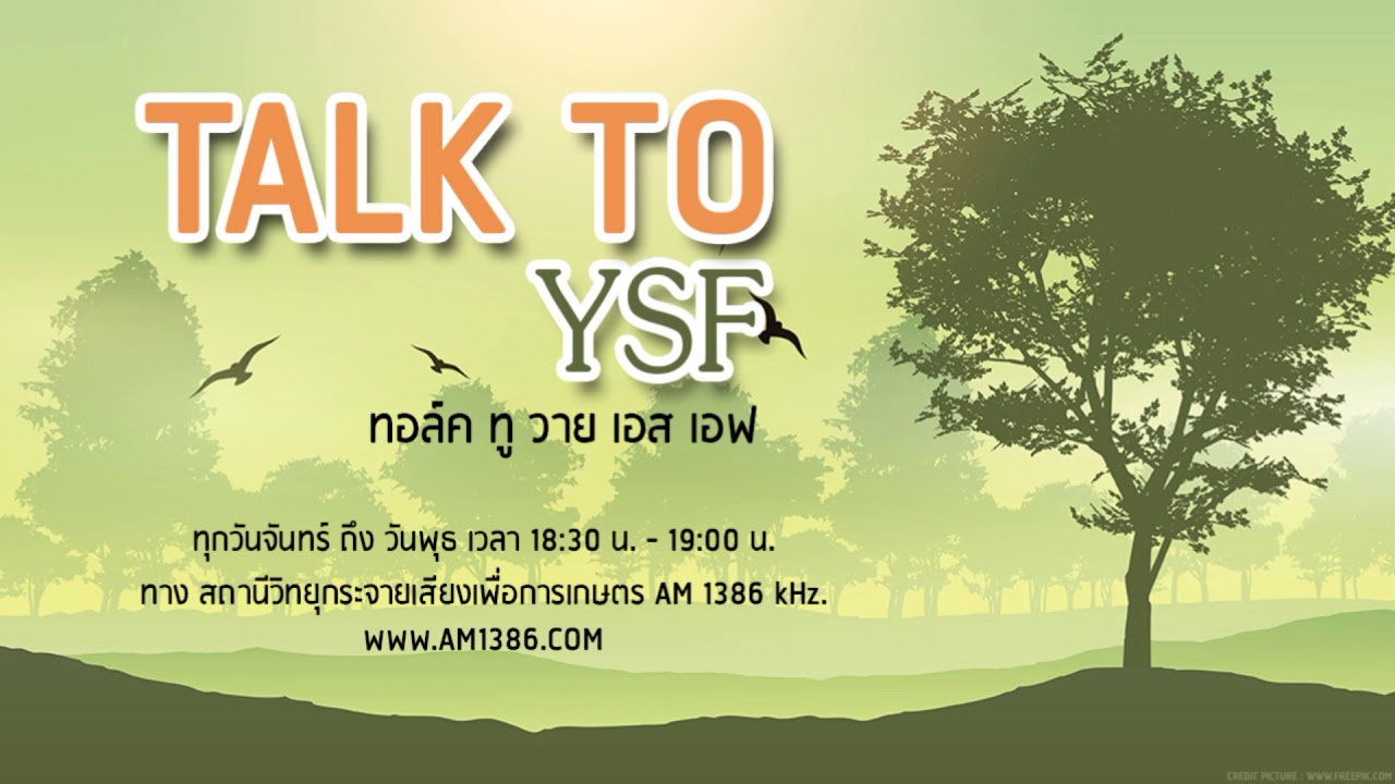 Talk to YSF 25 มิ ย 61 - YouTube