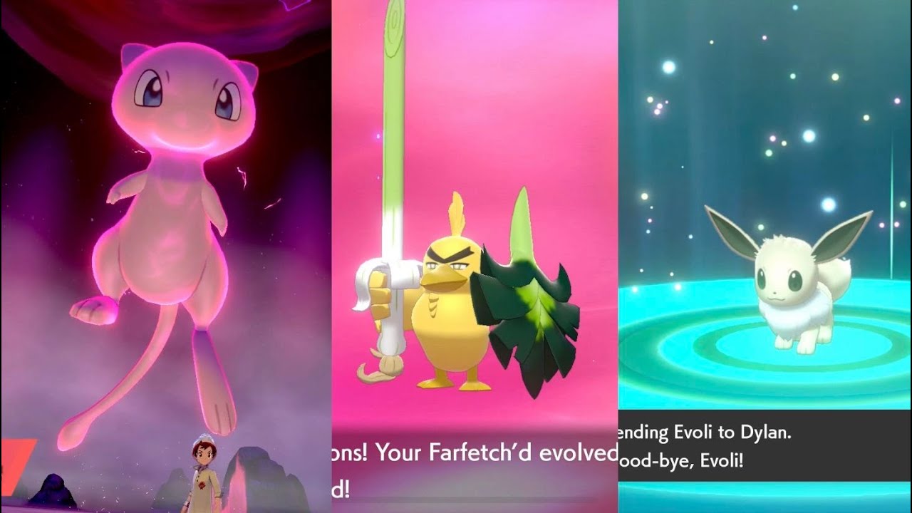 DYNAMAX MEW, Suprise Trading a SHINY & Evolving SHINY farfetch in ...