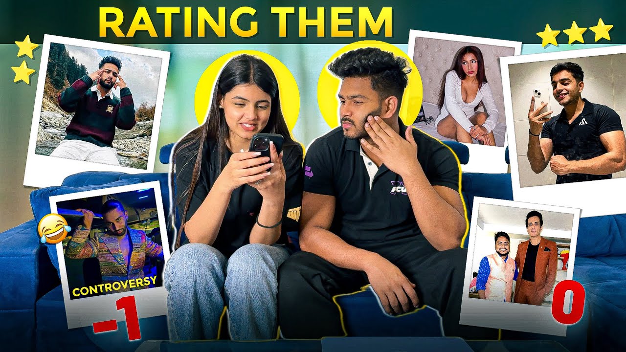 RATING BOTH MALE & FEMALE INFLUENCER || MUSKAN DIARIES - YouTube