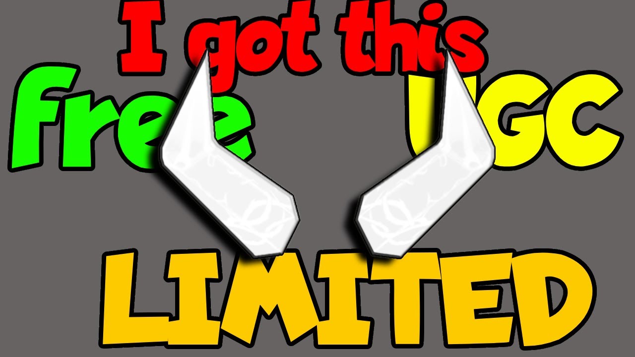FREE UGC LIMITED!!!!! HOW I GOT IT![LINK IN DESCRIPTION FOR MAP] - YouTube