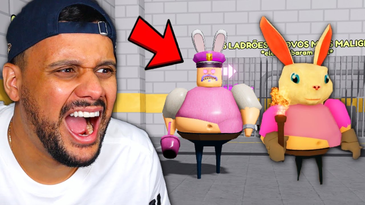 BARRY SE TRANSFORMOU EM UM COELHO FUJA DA PRISÃO DO BARRY MODO HARD ...