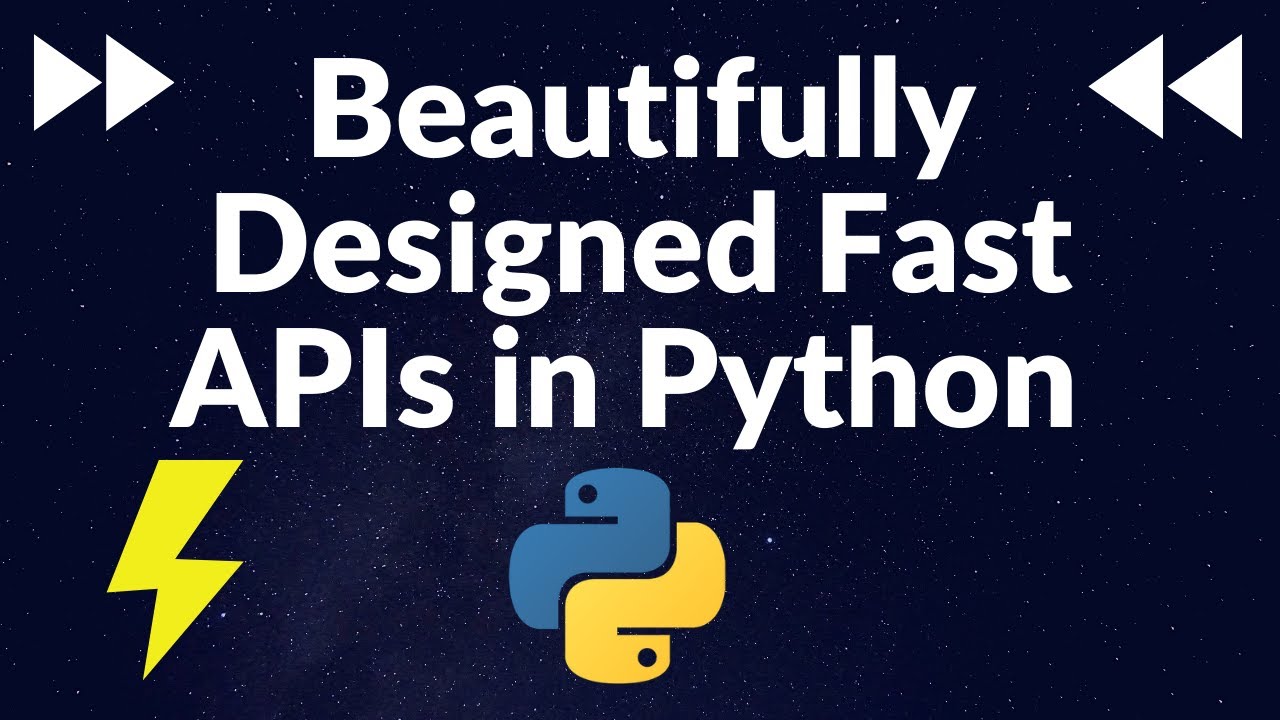 Build Fast & Well Documented APIs with FastAPI - YouTube