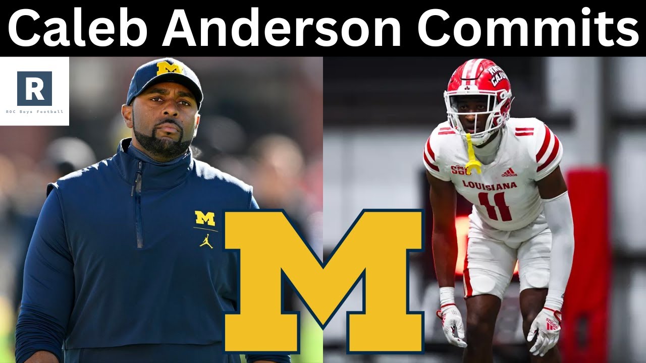 Caleb Anderson Commits To Michigan | Michigan Football Transfer Portal ...