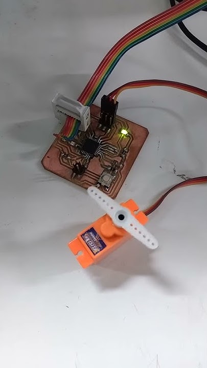 Atmega328p control servo motor - YouTube