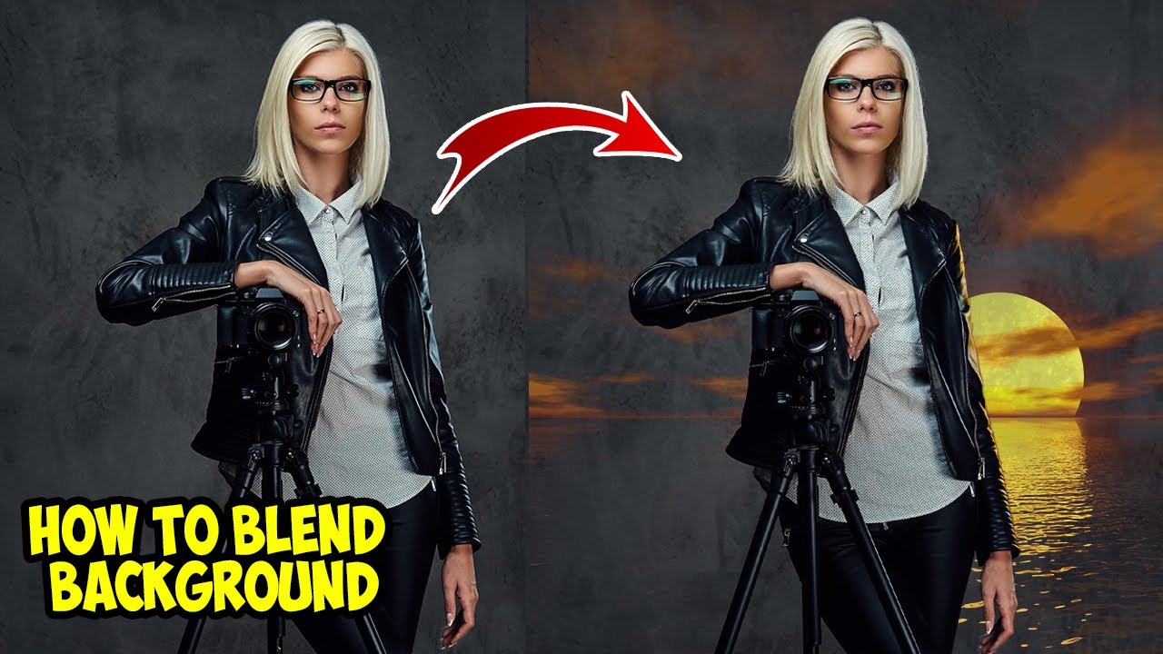 Simple Blend Two Images in Photoshop | Blend Images | Photoshop ...