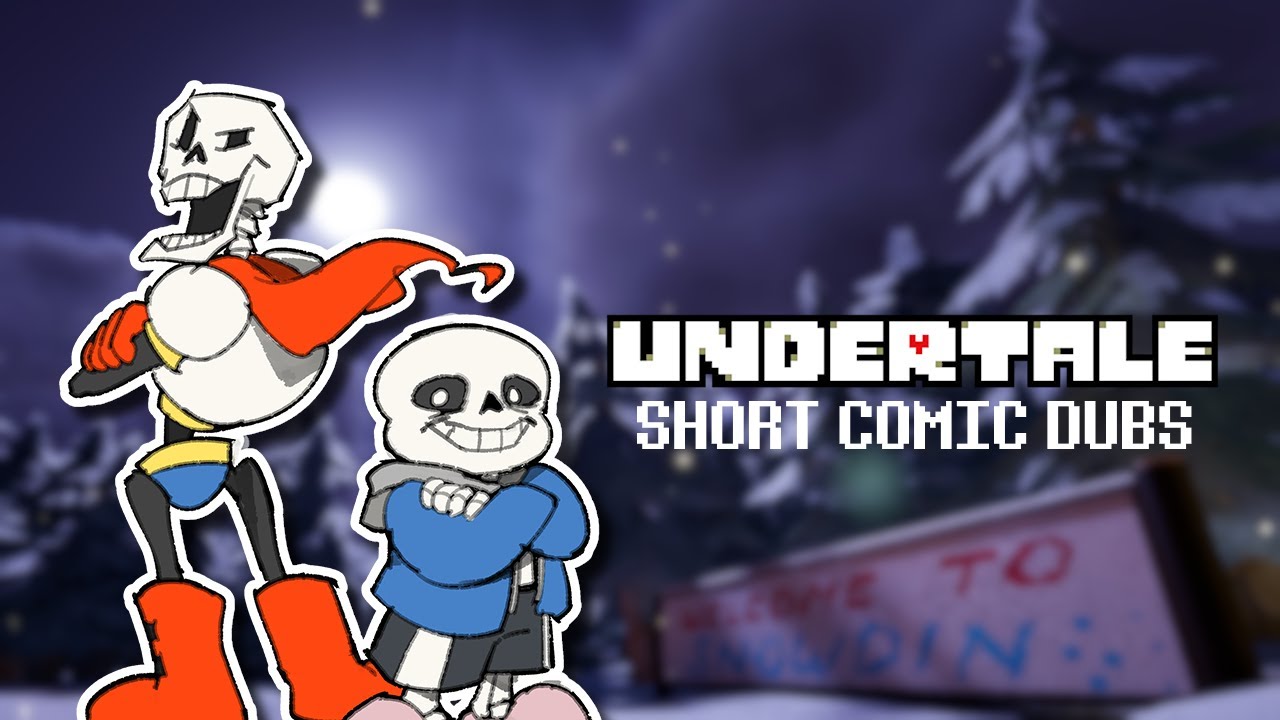 "SANS, STOP WITH YOUR PUNS!" || Undertale Short Comic Dubs #1 - YouTube