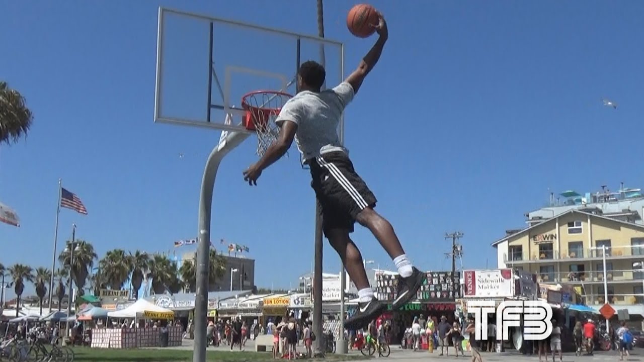 6'3" Antjuan Ball has a RIDICULOUS VERTICAL LEAP! SICK DUNKS! - YouTube