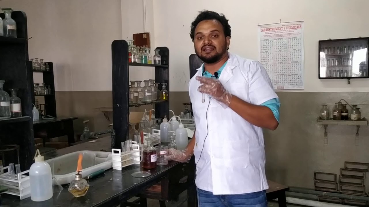 Nitroprusside test of Acetone in NH4OH medium - YouTube