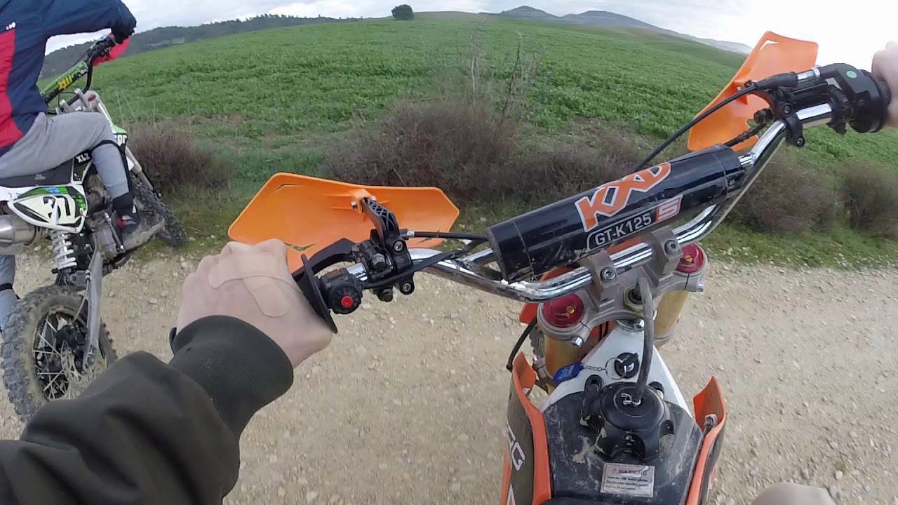 Pit bike KXD PRO 125 - YouTube