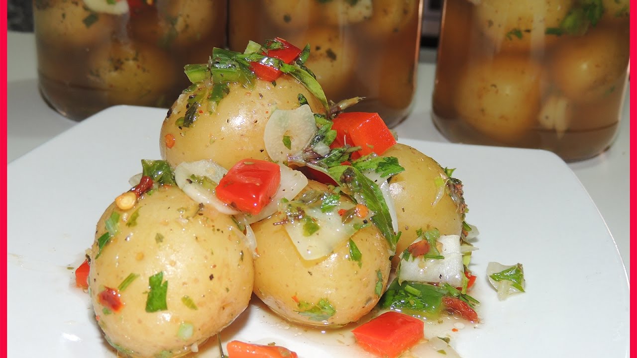 Receita de Batatas em conservas - YouTube