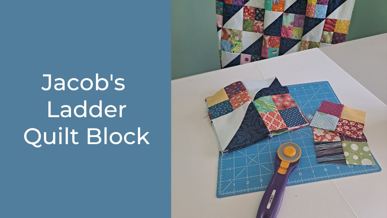 Jacob's Ladder Quilt Block Tutorial - YouTube