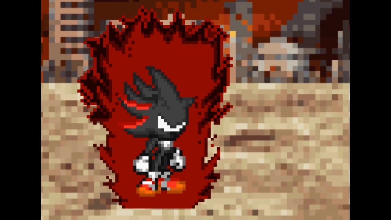 SSF2 Mod Battle: Dark Hyper Shadic Vs Super Mecha Sonic - YouTube
