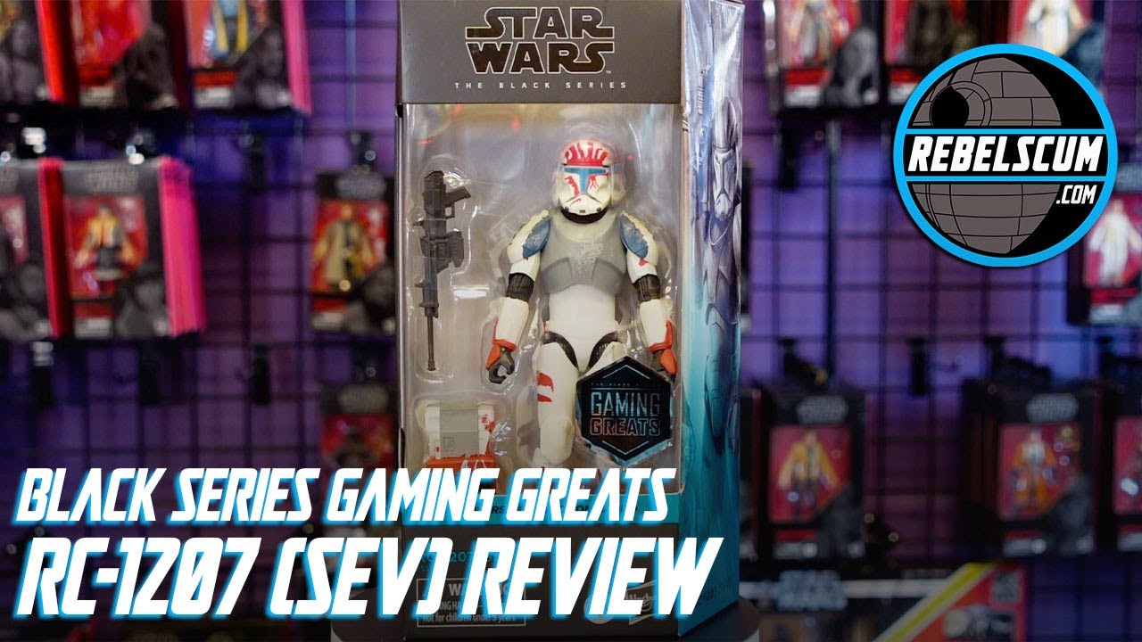 Star Wars Black Series Gaming Greats RC-1207 (Sev) Action Figure Review ...