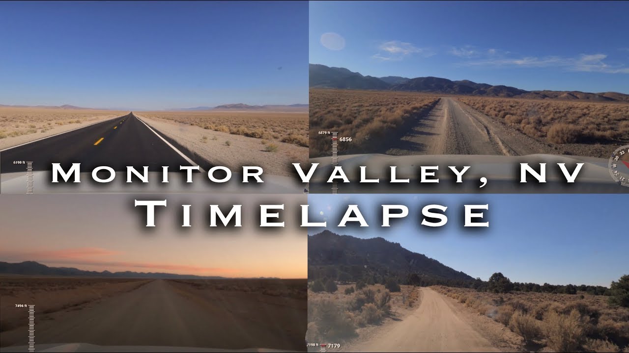 Time-lapse Drive through the Monitor Valley, Nevada - YouTube