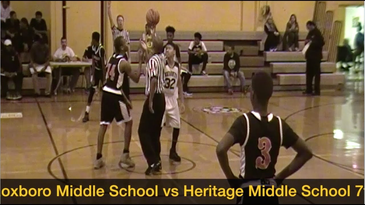 Roxboro Middle School vs Heritage Middle School 7th Grade - YouTube