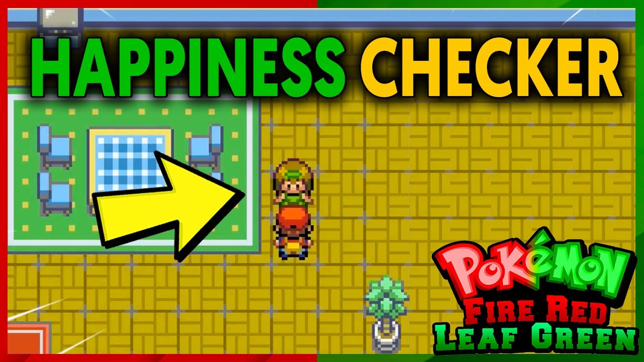 HOW TO CHECK YOUR POKEMONS HAPPINESS ON POKEMON FIRE RED AND LEAF GREEN ...