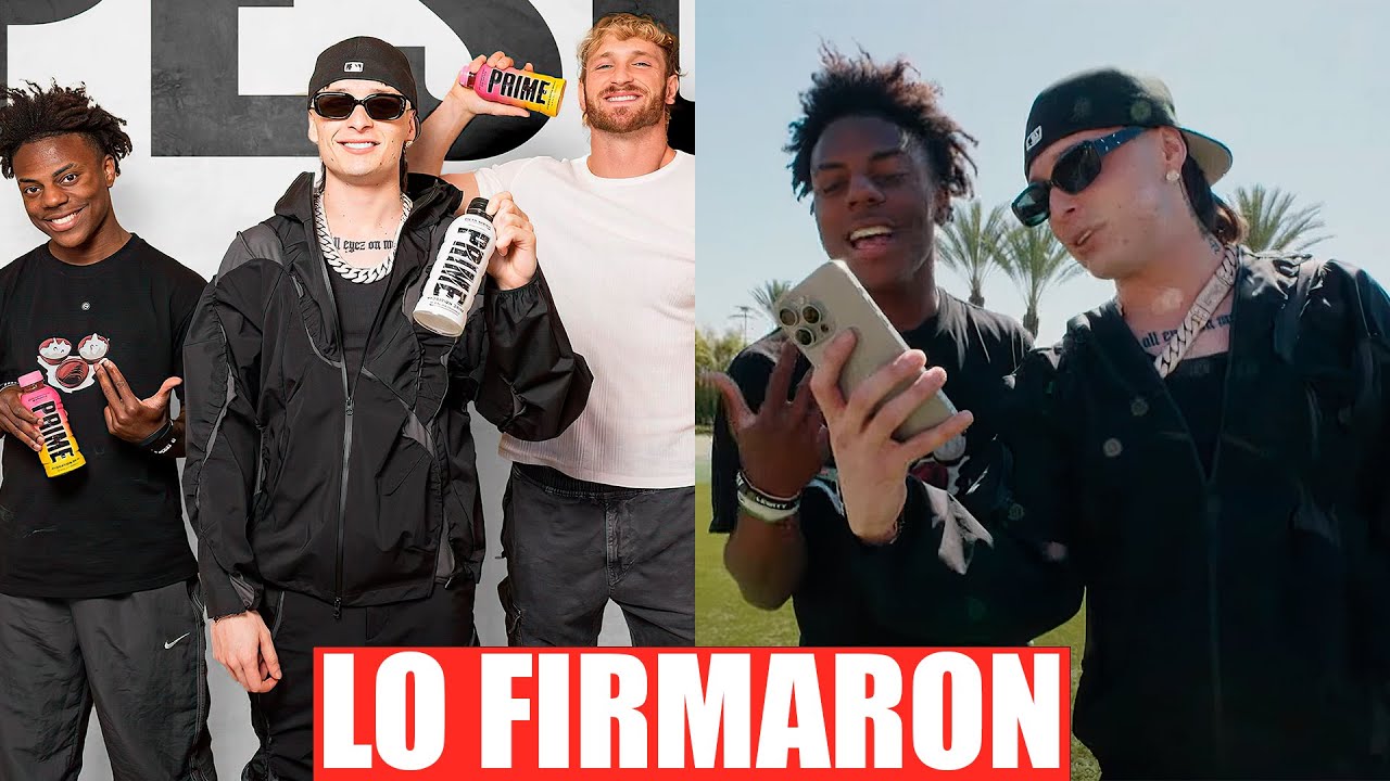 Peso Pluma Junto a Speed y Logan Paul 🔥LO FIRMO PRIME - YouTube