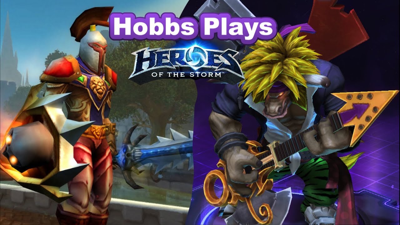 Hobbs 1st HotS Game Ever! Heroes of the Storm Alpha Gameplay Commentary ...
