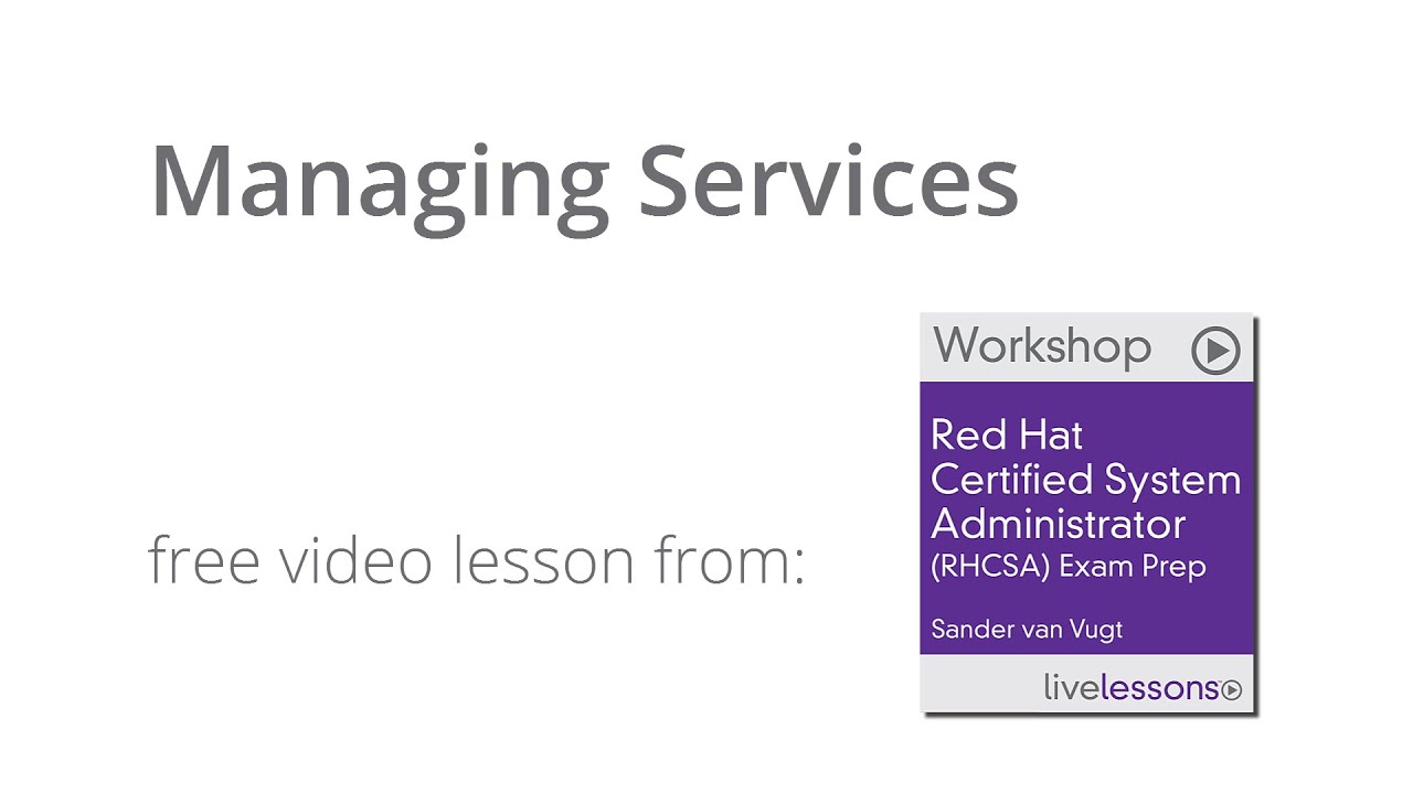 RHCSA Managing Services - RHCSA 7 tutorial - YouTube