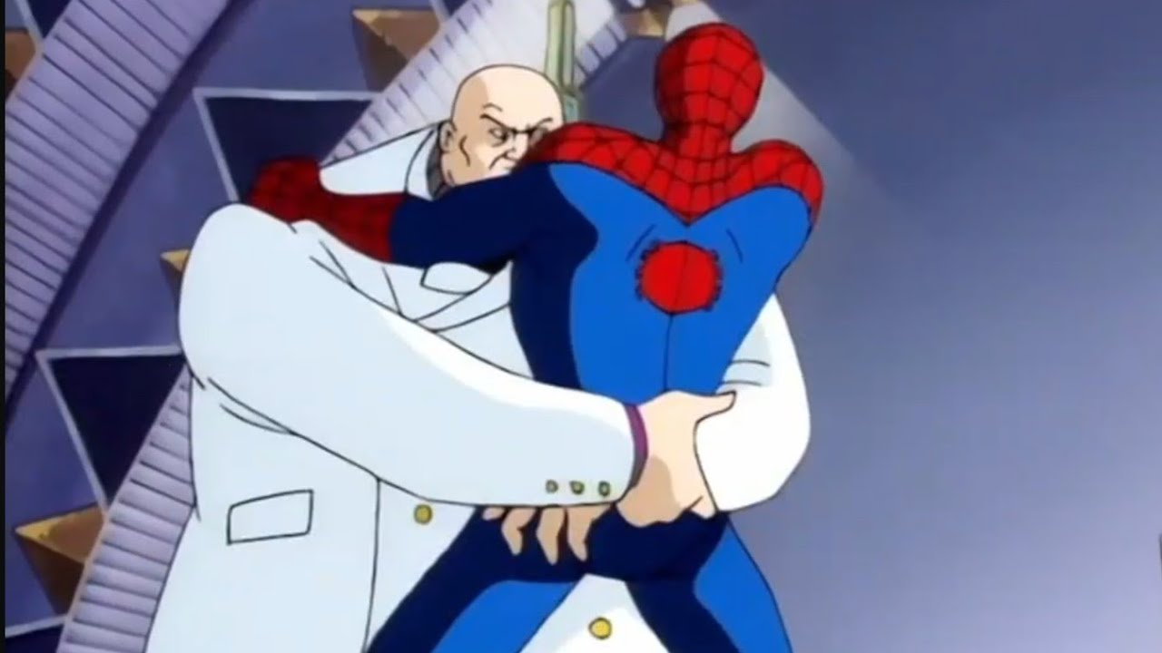 Spider-Man Ryona Kingpin Bearhug - YouTube
