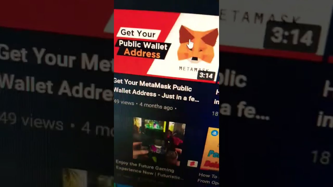 Get Your Public Wallet Address of Meta Mask #shorts #metamask - YouTube
