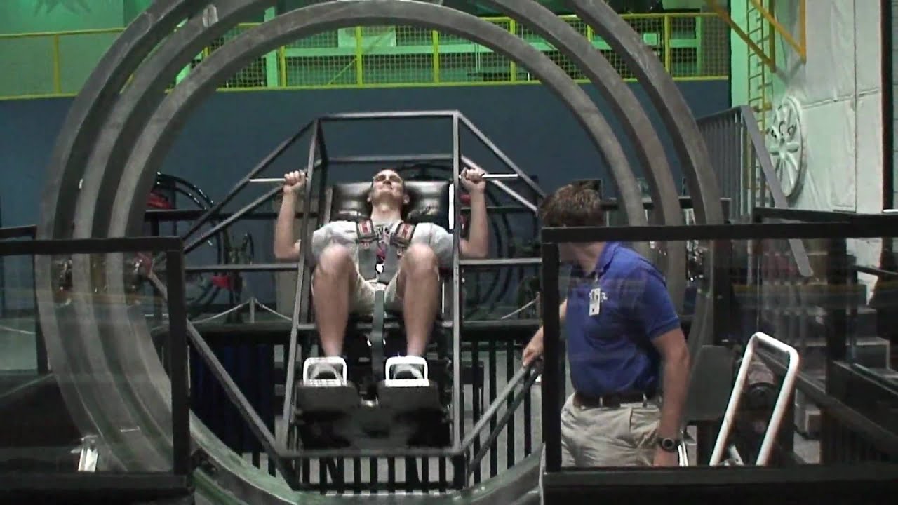 Multi axis trainer at ATX - YouTube