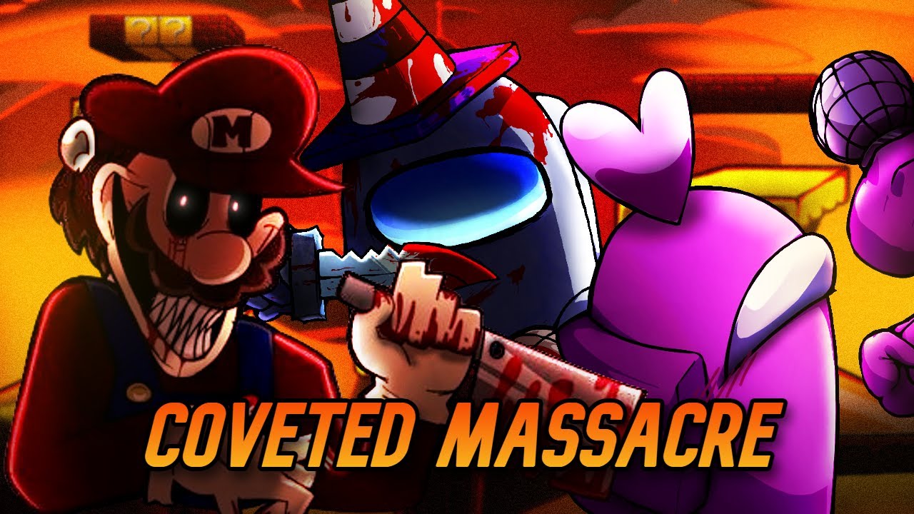 Coveted Massacre [Starman Slaughter x Pretender | Mario.exe Vs. Grey Vs. Pink Imposter] FNF ...