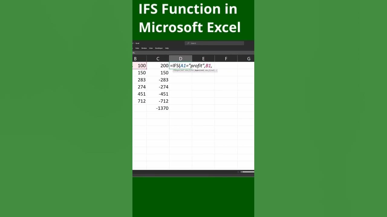 How To Use IFS Function In Microsoft Excel Microsoft Excel ifs how-to-use-ifs-function-in-microsoft-excel-microsoft-excel-ifs