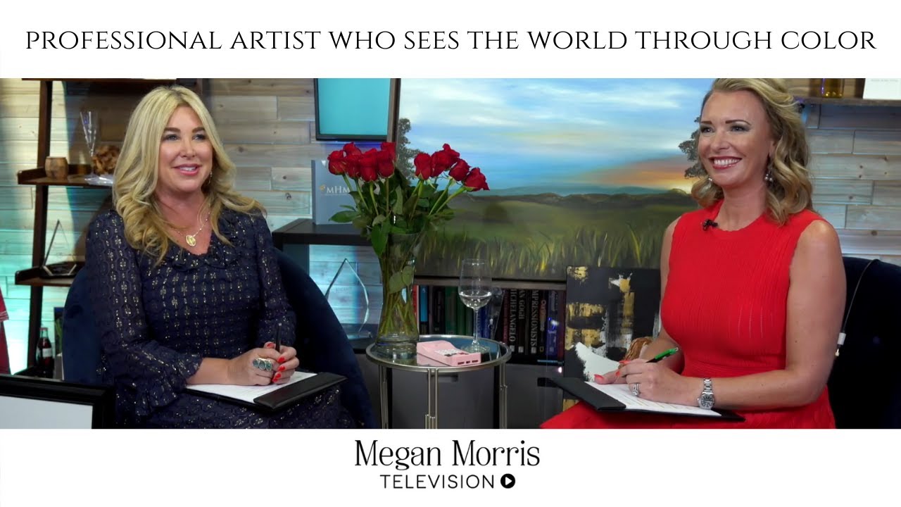 Professional Artist Who Sees the World Through Color | Megan Morris TV ...