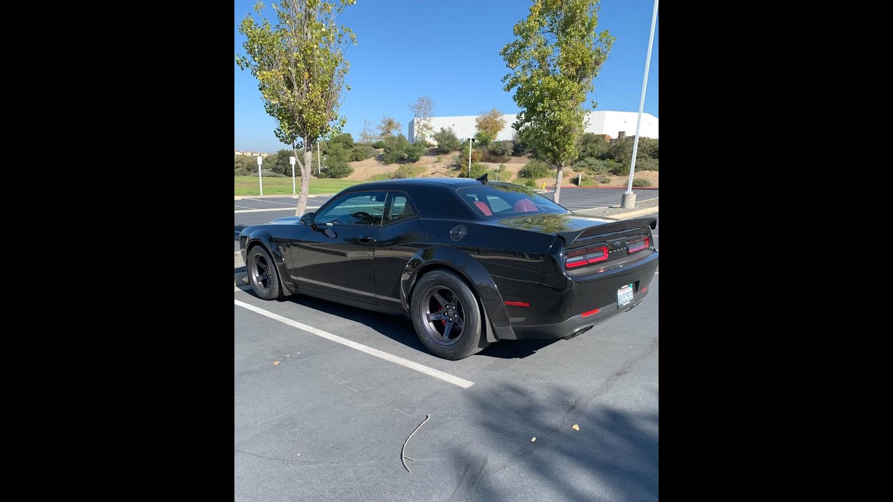Dodge Hellcat Redeye Super Stock Drifting, Drag & Tires - YouTube