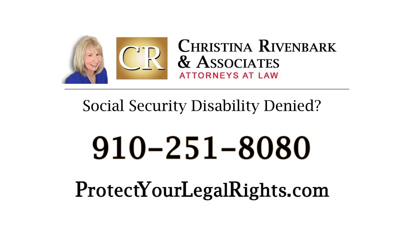 Christina Rivenbark & Associates Social Security Disability 5 sec - YouTube