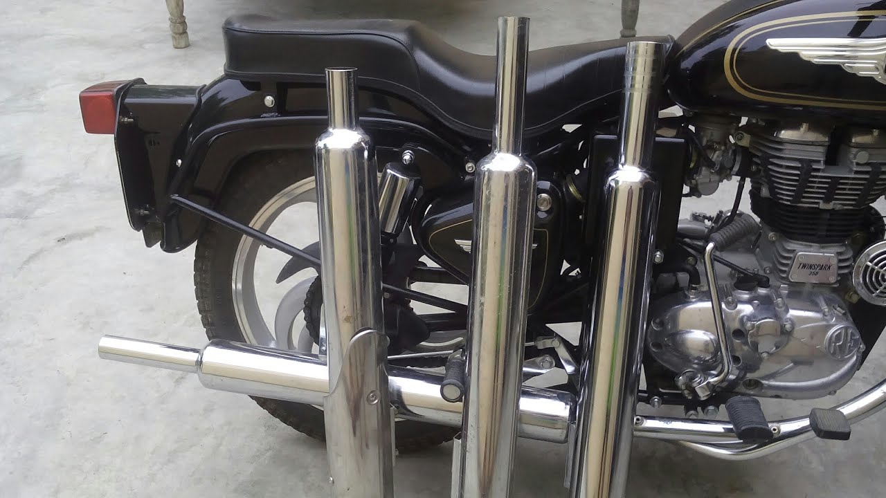 Royal enfield bullet Silencer sound || Modified Silencer Of Royal ...