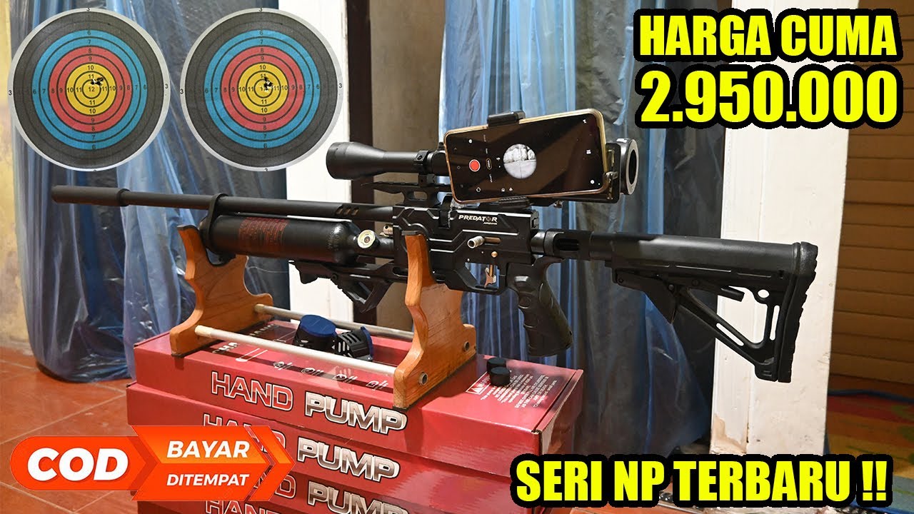 Harga senapan angin PCP BOCAP PREDATOR murah cuma 2,9 jt an (AKURASI ...