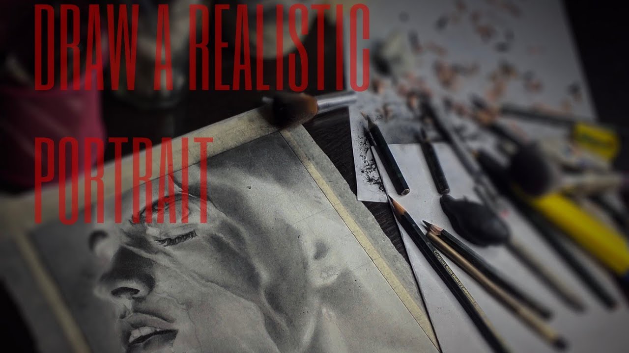 MY SIMPLE STEP OF DRAWING A REALISTIC PORTRAIT || PANGZZ ART || - YouTube