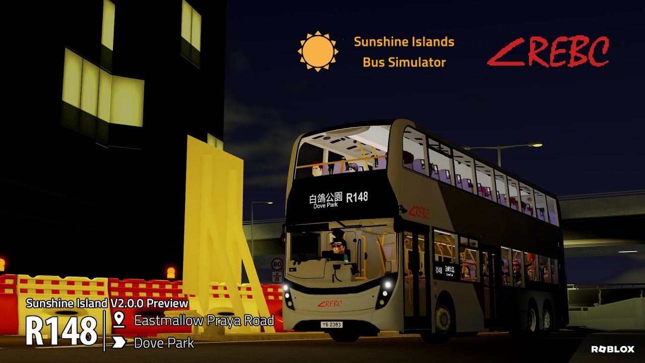 [Roblox][Marathon Special😱]Sunshine Island V2.0.0 Preview: REBC Route R148 (Eastmallow Dove Park ...
