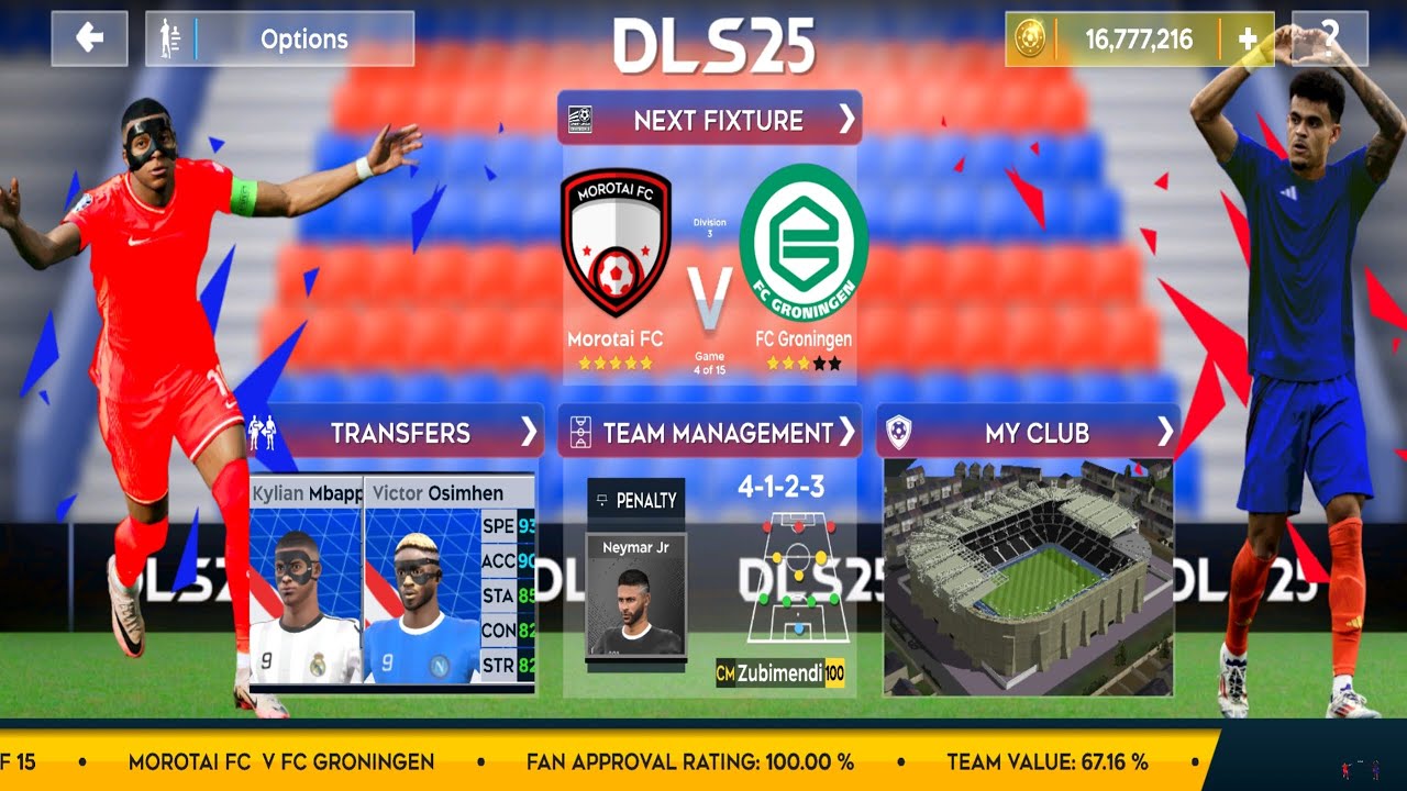 DLS 25 APK+OBB+DATA • DREAM LEAGUE SOCCER 2025 NEW UPDATE PLAYER & NEW ...