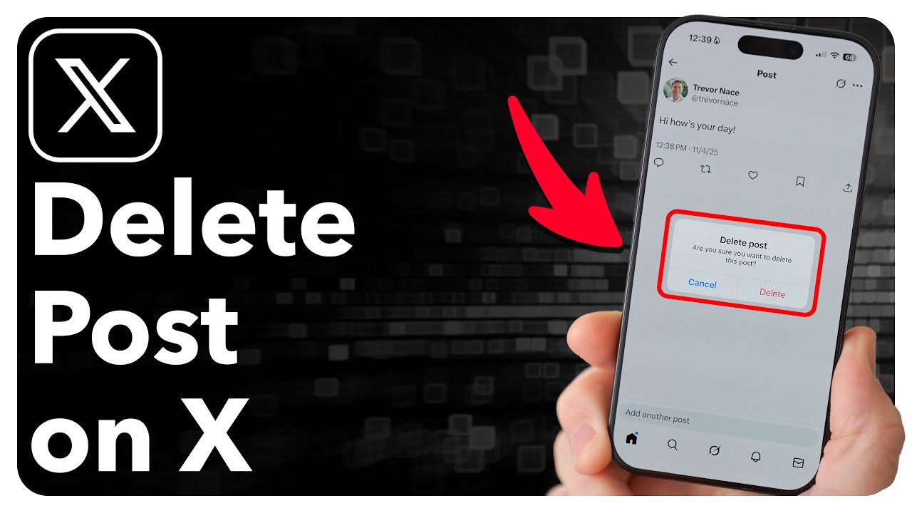 How To Delete Post On X (Twitter) - YouTube